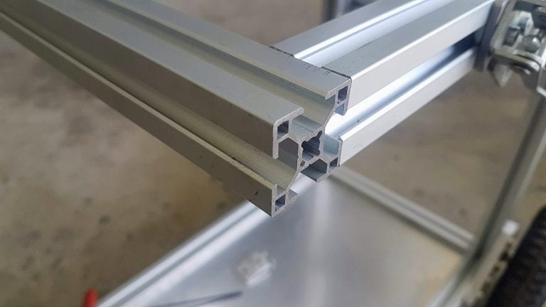 How to connect T-Slot Aluminium extrusions. - GAP Engineering