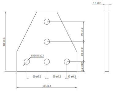 20 series T corner gusset - GAP Engineering