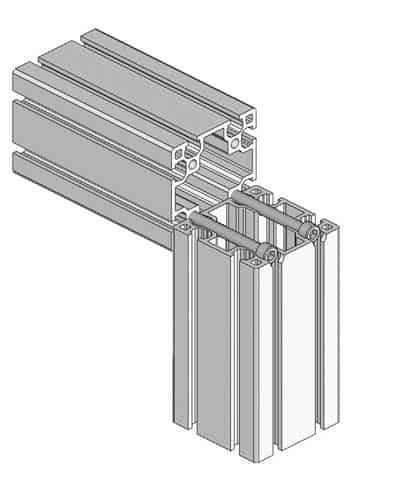 T-Slot extruded aluminium profile joints - Standard connection - GAP ...