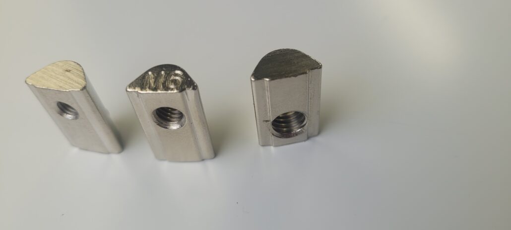 Roll in spring Nut M5 for 40B Series-8mm T slot profile. - GAP Engineering