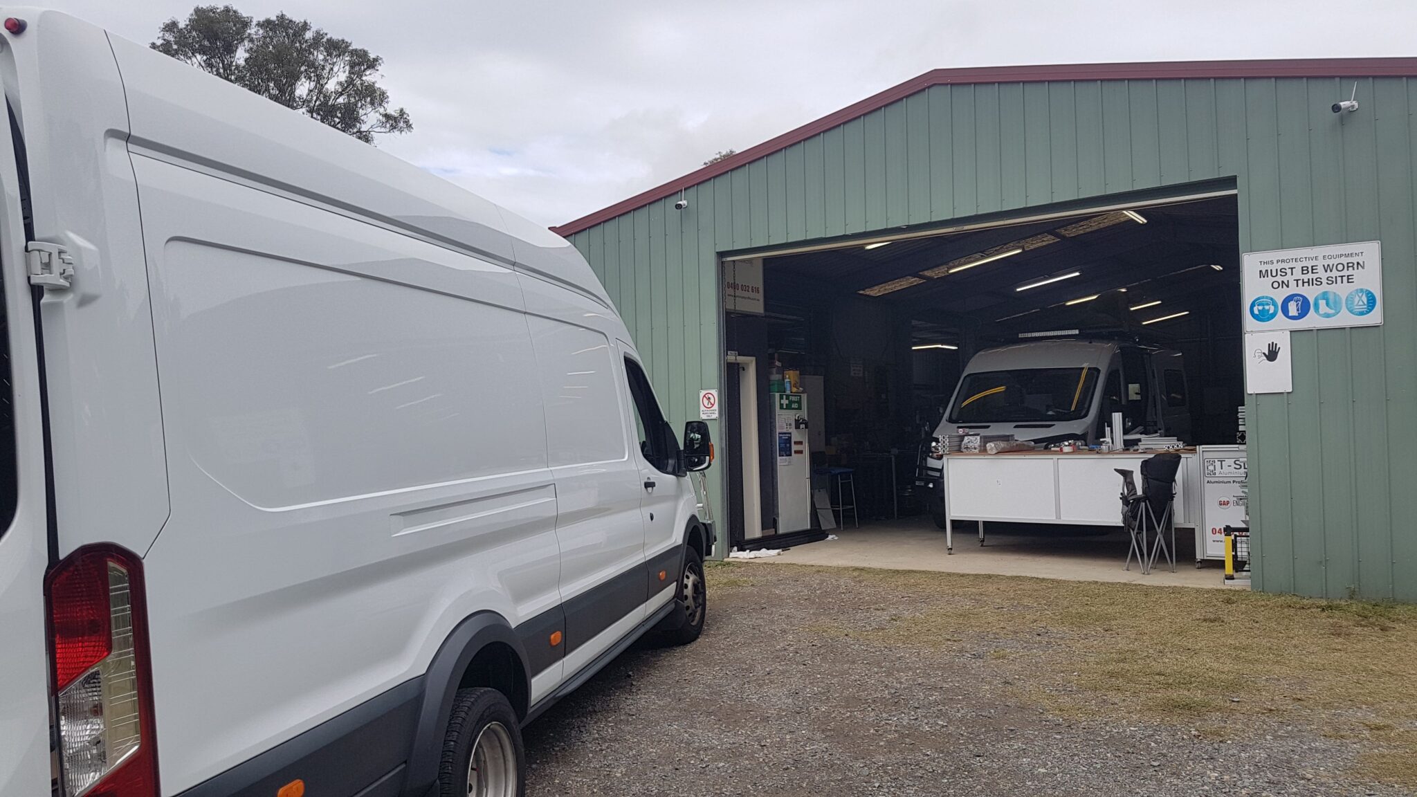 Custom van fit out using T-Slot Aluminium extrusions ! - GAP Engineering